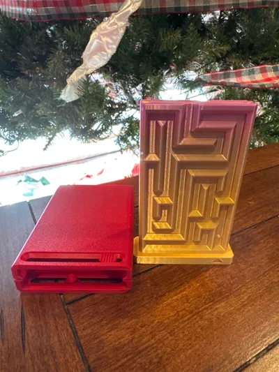 Maze Gift Card Puzzle Box – Dual-Sided Challenge - Free 3D Print Model ...