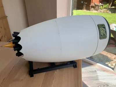 Jet Engine with outer shell Remixed by DutchWorkX3D MakerWorld ...