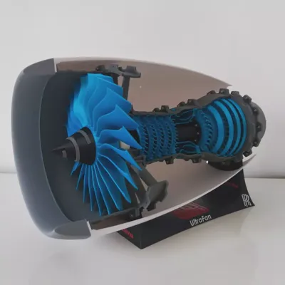 Jet Engine with outer shell Remixed by DutchWorkX3D MakerWorld ...