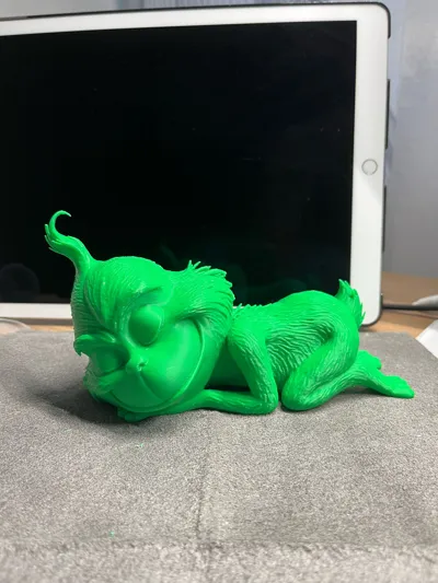 Sleeping Grinch - Free 3D Print Model - MakerWorld
