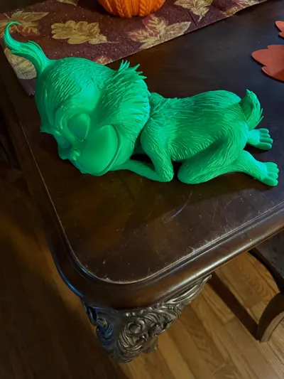 Sleeping Grinch - Free 3D Print Model - MakerWorld