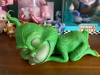 Sleeping Grinch - Free 3D Print Model - MakerWorld