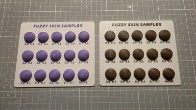 Bambu Studio Fuzzy Skin Sampler - Free 3D Print Model - MakerWorld