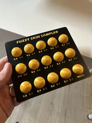 Bambu Studio Fuzzy Skin Sampler by Great Layers 3D - MakerWorld