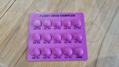 Bambu Studio Fuzzy Skin Sampler by Great Layers 3D - MakerWorld