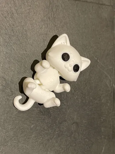 Tiny Cute Cat - Articulated - Free 3D Print Model - MakerWorld