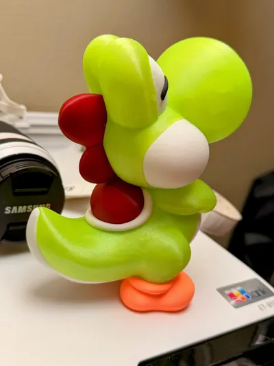 Yoshi Multi-color Separated Print (no AMS required) - Free 3D Print ...