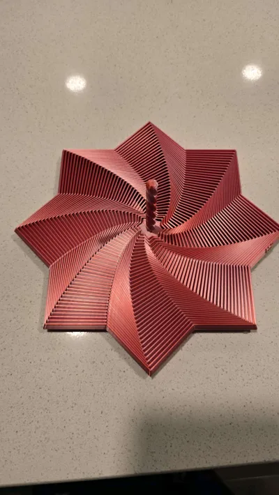 Sensory Star Collapsable Fidget Toy BIG - Free 3D Print Model - MakerWorld