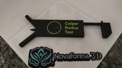 Digital Caliper Radius Gauge (1:1) - Free 3D Print Model - MakerWorld