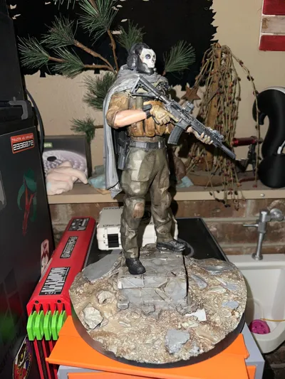 Ghost from Call of Duty Modern Warfare/Warzone figure/statue (1/10) by ...