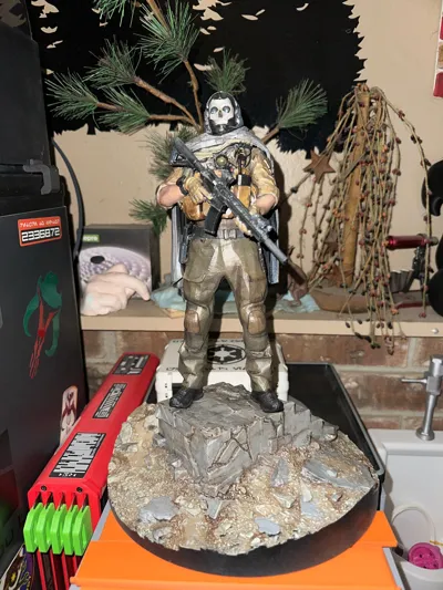Ghost from Call of Duty Modern Warfare/Warzone figure/statue (1/10) by ...