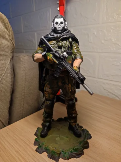 Ghost from Call of Duty Modern Warfare/Warzone figure/statue (1/10 ...