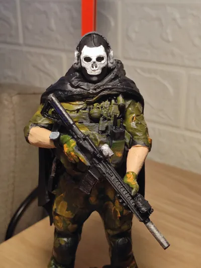 Ghost from Call of Duty Modern Warfare/Warzone figure/statue (1/10 ...