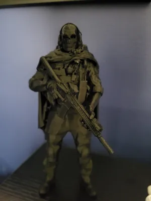 Ghost from Call of Duty Modern Warfare/Warzone figure/statue (1/10 ...