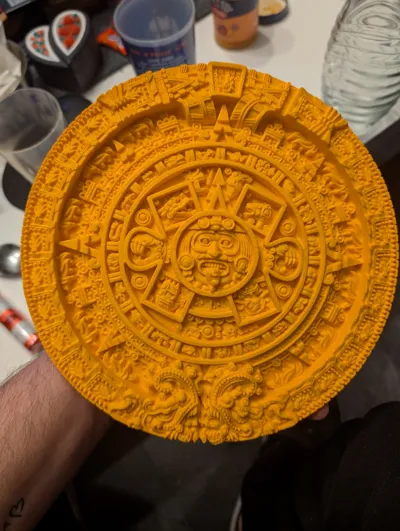 Aztec Calendar -- The Sun Stone - Free 3D Print Model - MakerWorld