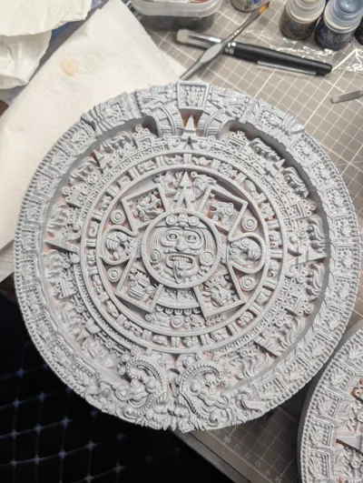 Aztec Calendar -- The Sun Stone - Free 3D Print Model - MakerWorld