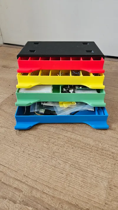 Electronic Component Storage and Organizing System by 3dEd MakerWorld ...