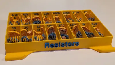 Electronic Component Storage and Organizing System by 3dEd MakerWorld ...