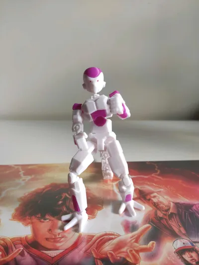 Proto 9 Dragonball Frieza action figure - Free 3D Print Model - MakerWorld