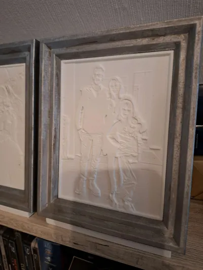 Art Deco Litho Frame for Bambu LED Backlight Board - Free 3D Print ...
