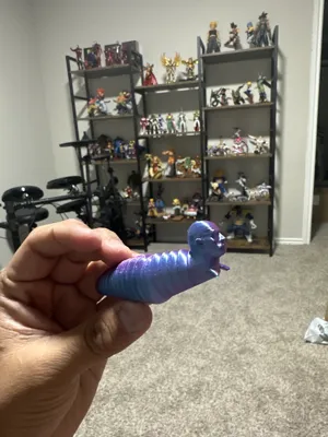 The Rock Slug + Keyring Remixed by reptilebeats - MakerWorld