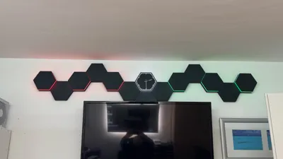 Hexatiles - Hexagon LED Wall tiles by laisch MakerWorld: Download Free ...