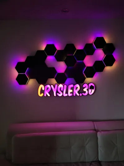Hexatiles - Hexagon LED Wall tiles by laisch MakerWorld: Download Free ...