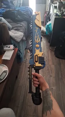 The Teeth of Terra by Cornivius - Multipart Chainsword Prop REMIX ...