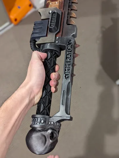 The Teeth of Terra by Cornivius - Multipart Chainsword Prop REMIX ...