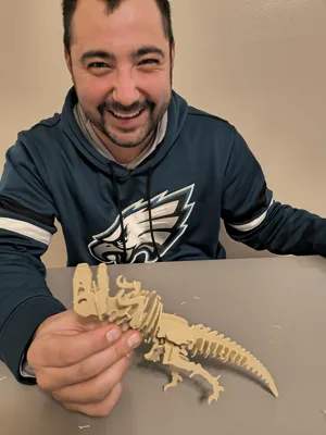 T-Rex Skeleton Kit Card by Fletch MakerWorld: Download Free 3D Models