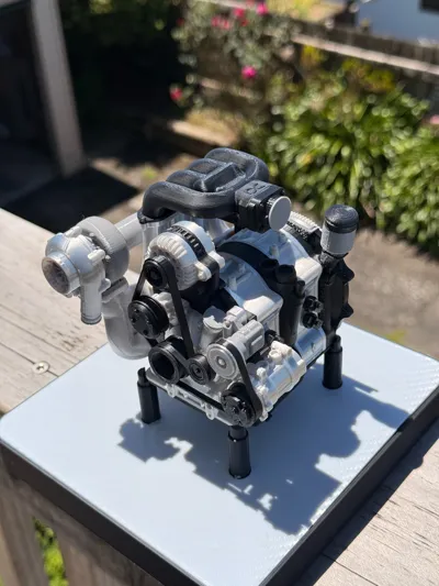 Tribute to the legendary 13B engine (Fanmade) - Free 3D Print Model ...