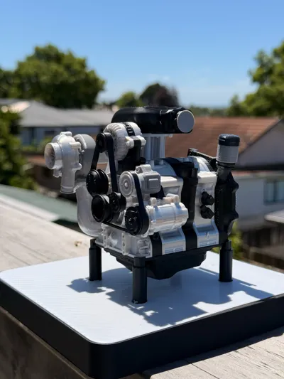 Tribute to the legendary 13B engine (Fanmade) - Free 3D Print Model ...