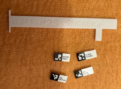 P2S build plate codes - ArUco/QR Labels (Niimbot) - Free 3D Print Model ...