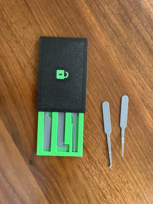 Lock Pick Kit Card (customizable, read descr) by GCdesign3D MakerWorld ...