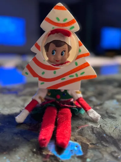 Elf on the Shelf Little Debbie Christmas Tree - Free 3D Print Model ...