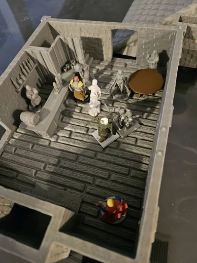DnD Inn - Fully interactive D&D / Pathfinder set - Free 3D Print Model ...