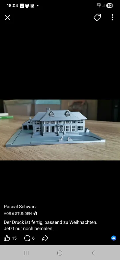 Home Alone House micro scale diorama - Free 3D Print Model - MakerWorld