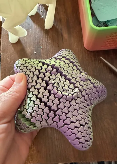 Fidget Starfish - Free 3D Print Model - MakerWorld