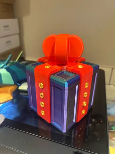 Evil Gift Box - Free 3D Print Model - MakerWorld