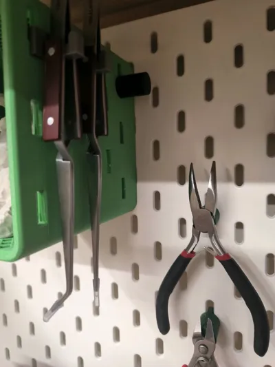 Cube Shelf for SKÅDIS - Extends Pegboard Surface - Free 3D Print Model ...