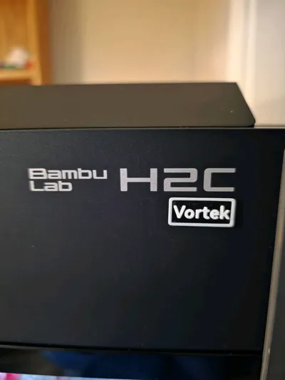 H2C "Vortek" Badge Logo - Free 3D Print Model - MakerWorld
