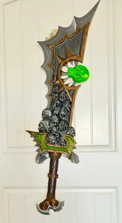 Corrupted Ashbringer, Sword of the Highlord - WOW - Free 3D Print Model ...