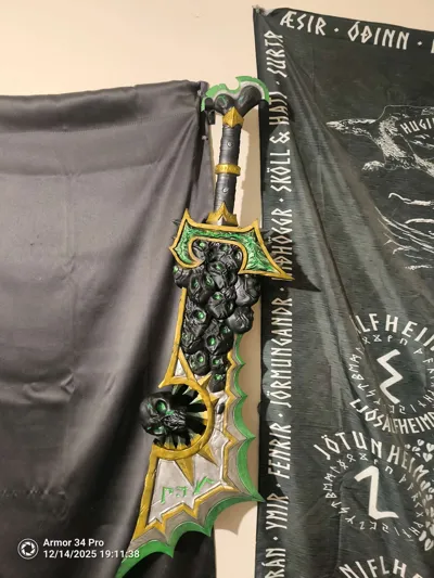 Corrupted Ashbringer, Sword of the Highlord - WOW - Free 3D Print Model ...