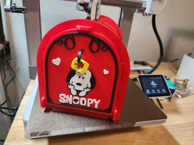 Snoopy Letter box assembly kit - Free 3D Print Model - MakerWorld