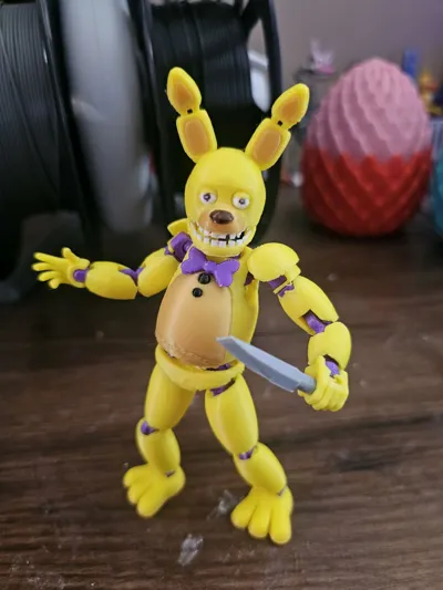 Spring Bonnie Dummy 13 - Free 3D Print Model - MakerWorld
