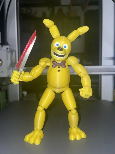Spring Bonnie Dummy 13 - Free 3D Print Model - MakerWorld