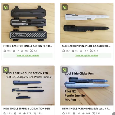 Stationary Pens Cases Collection Makerworld Download Free 3d