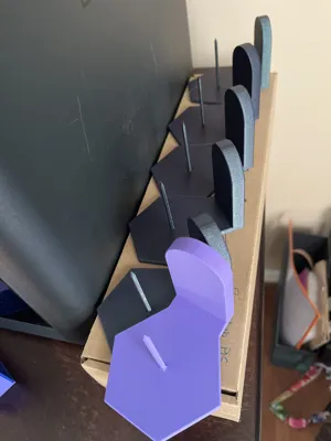 Woobles amigurumi wall hanging stand by schrierc - MakerWorld