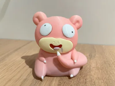 Wise Pokemon Slowpoke Multi-color segmented (No AMS) - Free 3D Print ...