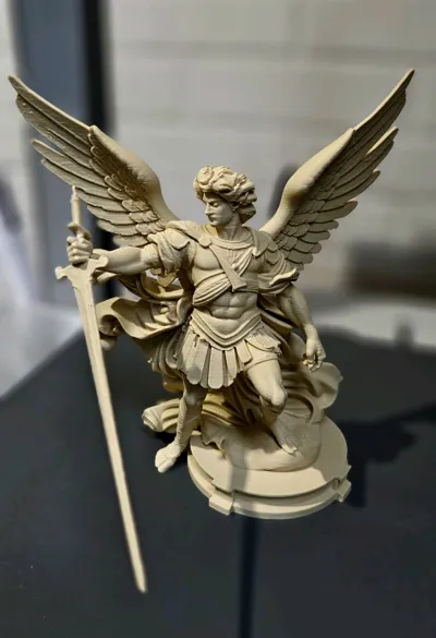 Archangel Michael - Free 3D Print Model - MakerWorld